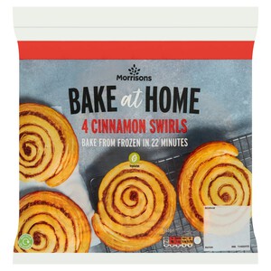 Morrisons Bake At Home Cinnamon Rolls 4pk - Morrisons Online Groceries ...