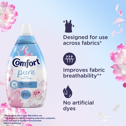 Comfort Fabric Conditioner Pure Heaven Scent 64 Washes - Morrisons ...