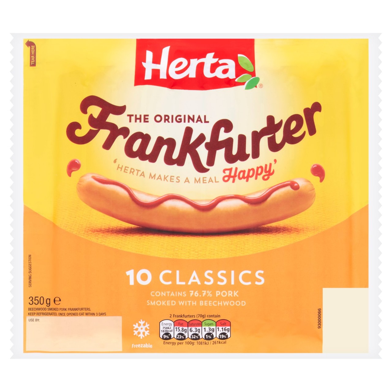 Herta Classic Frankfurter 10 Pack - Morrisons Online Groceries & Offers
