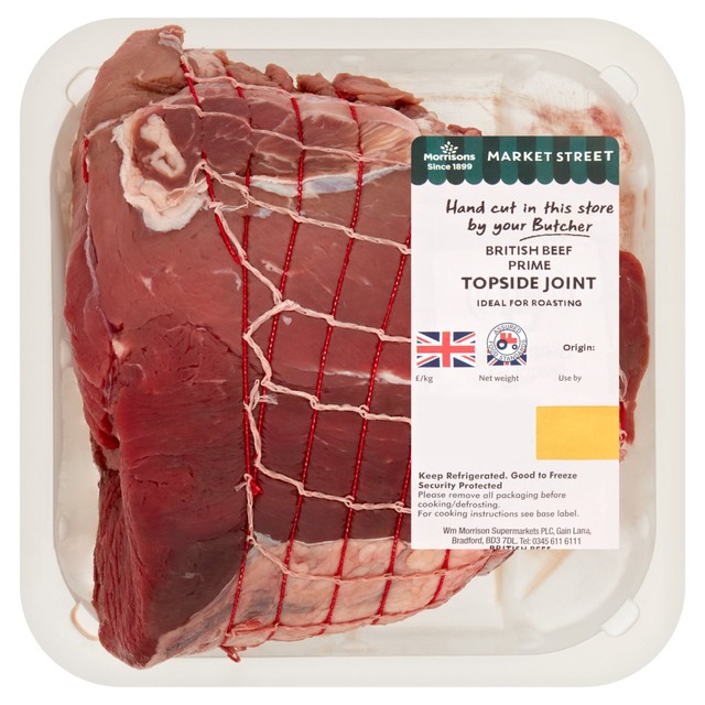 Market Street British Prime Topside Joint - Morrisons Online Groceries ...