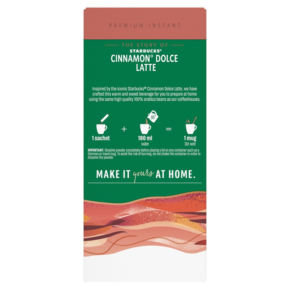 Starbucks Premium Instant Cinnamon Dolce Latte - Morrisons Online ...