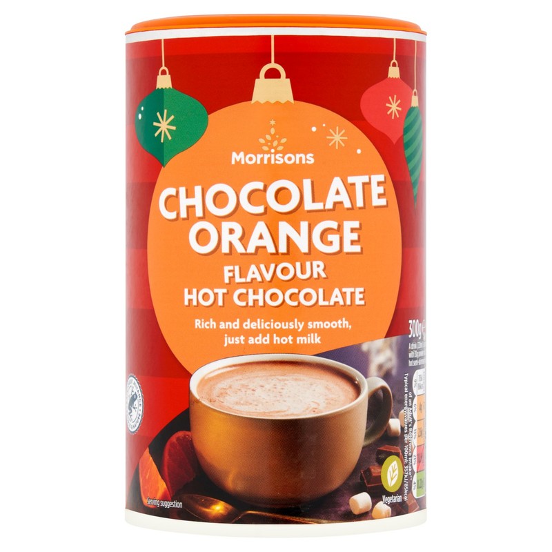 Morrisons Chocolate Orange Flavour Hot Chocolate 300g - Morrisons ...