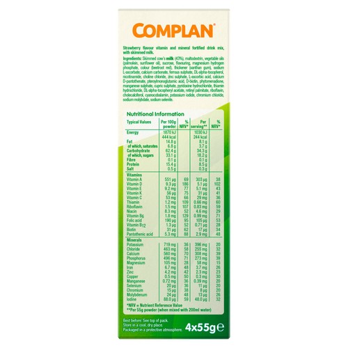 Complan Meal Replacement Strawberry - Morrisons Online Groceries & Offers