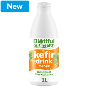 Biotiful Gut Health Kefir Drink Mango 1L - Morrisons Online Groceries ...