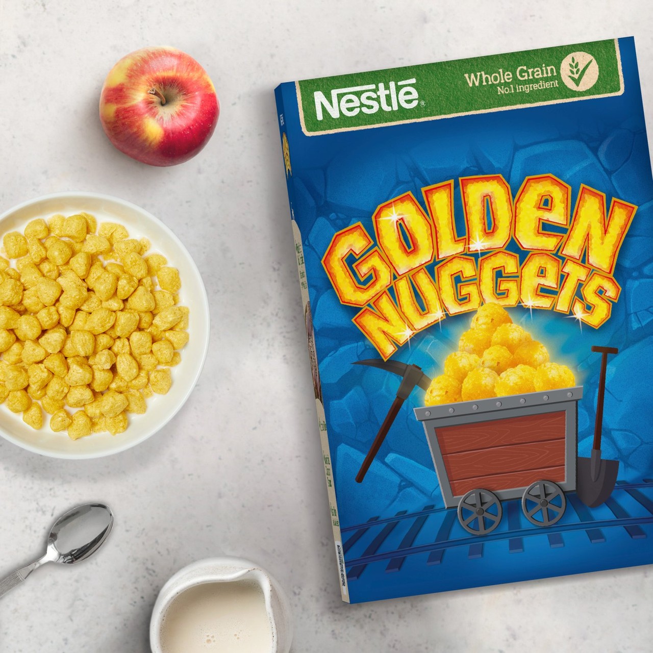 Nestle Golden Nuggets Cereal 375g - Morrisons Online Groceries & Offers