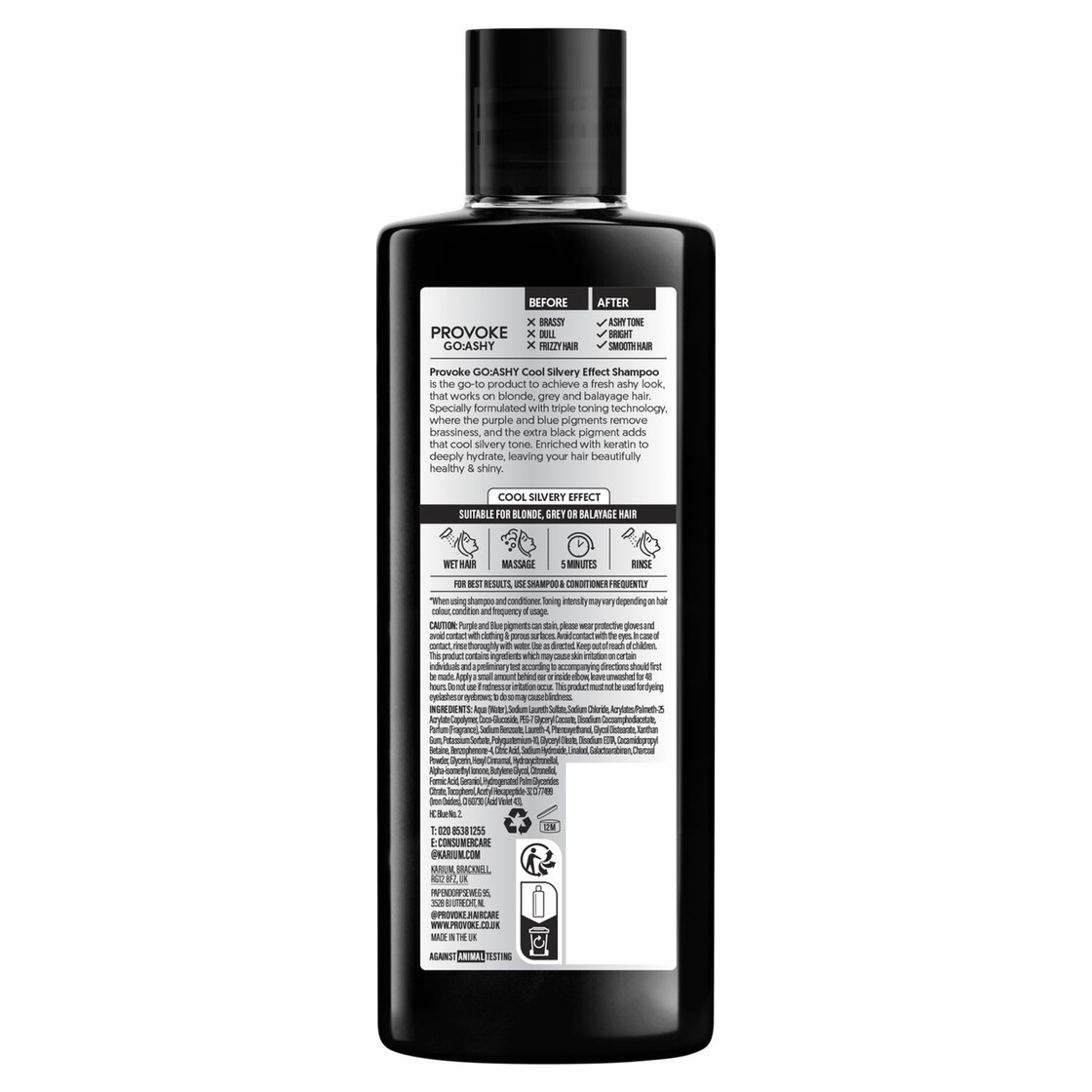 Provoke Go Ashy Silver Effect Shampoo - Morrisons Online Groceries & Offers