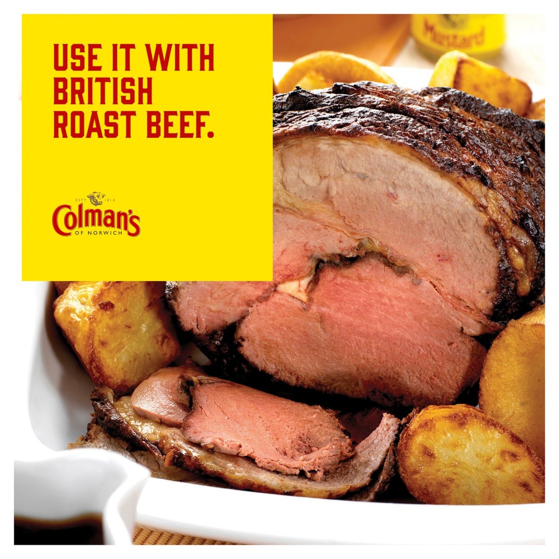 Colmans Mustard Tin Powder 57g - Morrisons Online Groceries & Offers