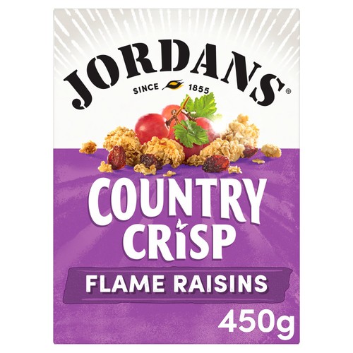 Jordans Country Crisp Flame Raisins Breakfast Cereal 450g - Morrisons ...