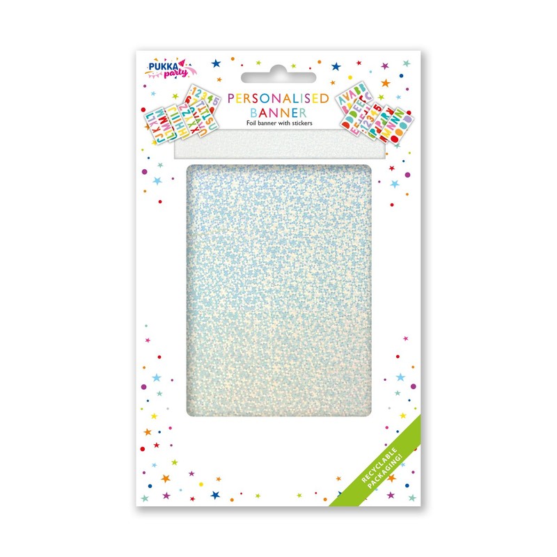 Personalised Banner 120cm Length With Stickers - Morrisons Online ...