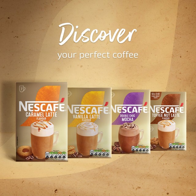 Nescafe Latte Caramel Instant Coffee 7 Sachets - Morrisons Online ...