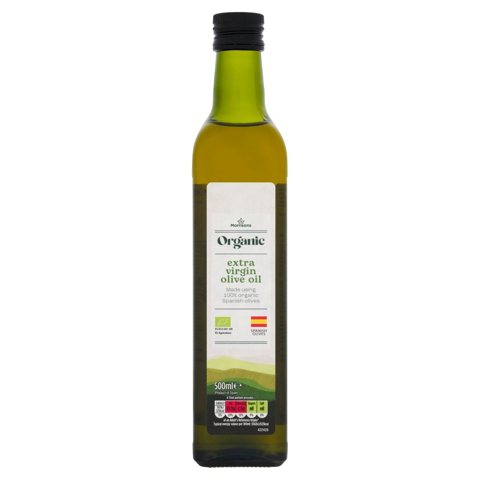 Morrisons Organic Extra Virgin Olive Oil 500ml - Morrisons Online ...
