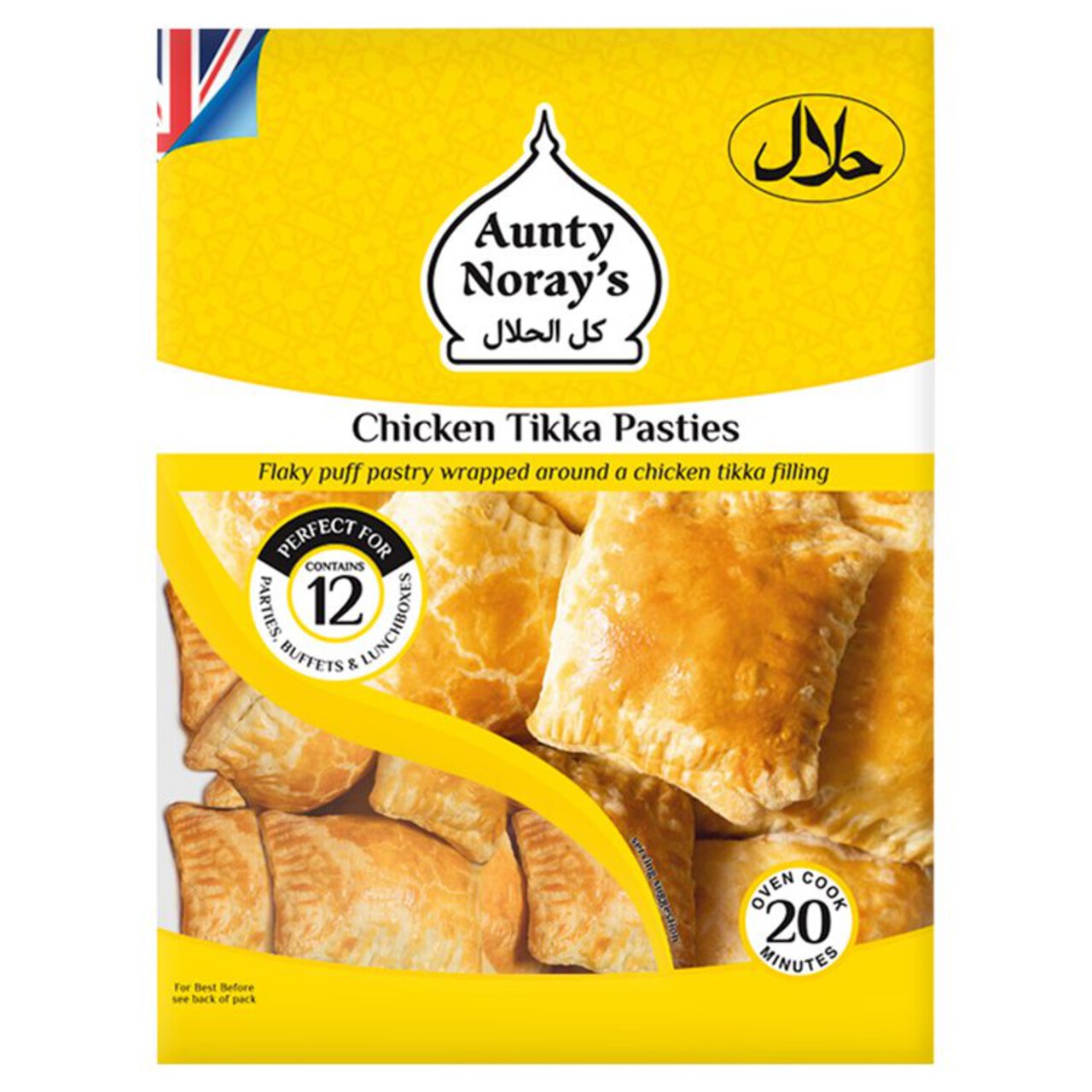 Aunty Noray's Chicken Tikka Pasties 480g - Morrisons Online Groceries ...