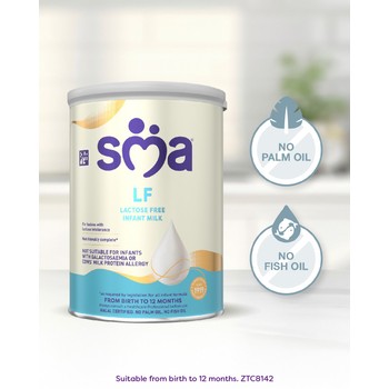SMA LF Lactose Free Infant Milk Powder Formula, From Birth 400g ...