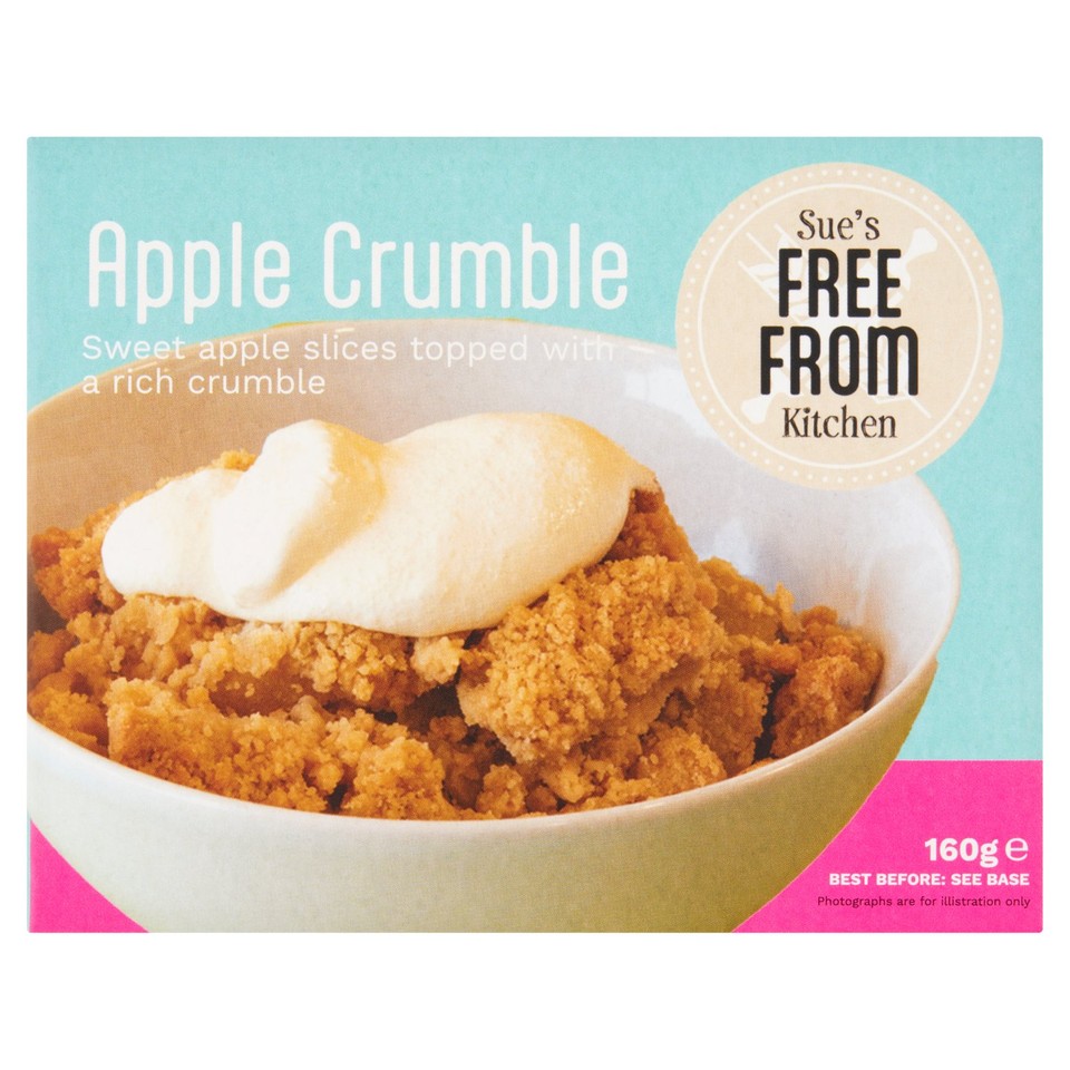 Sue's Free From Kitchen Apple Crumble 160g - Morrisons Online Groceries & Offers