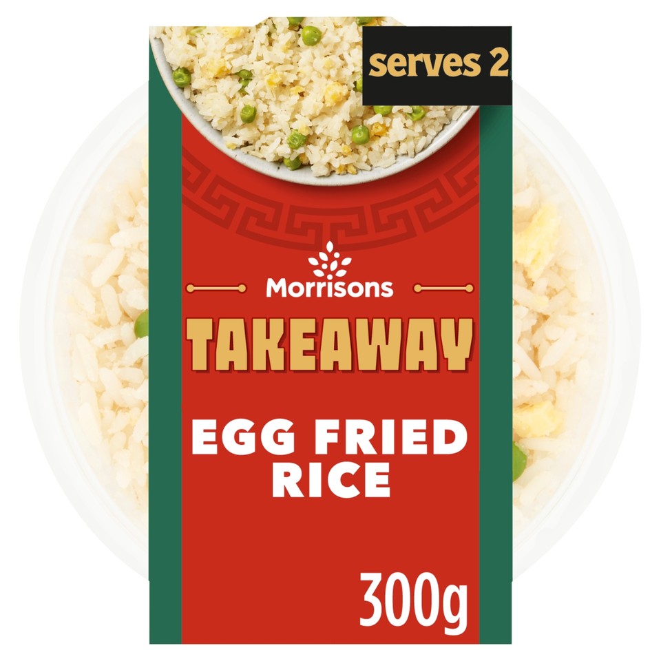 Morrisons Takeaway Chinese Egg Fried Rice - Morrisons Online Groceries ...