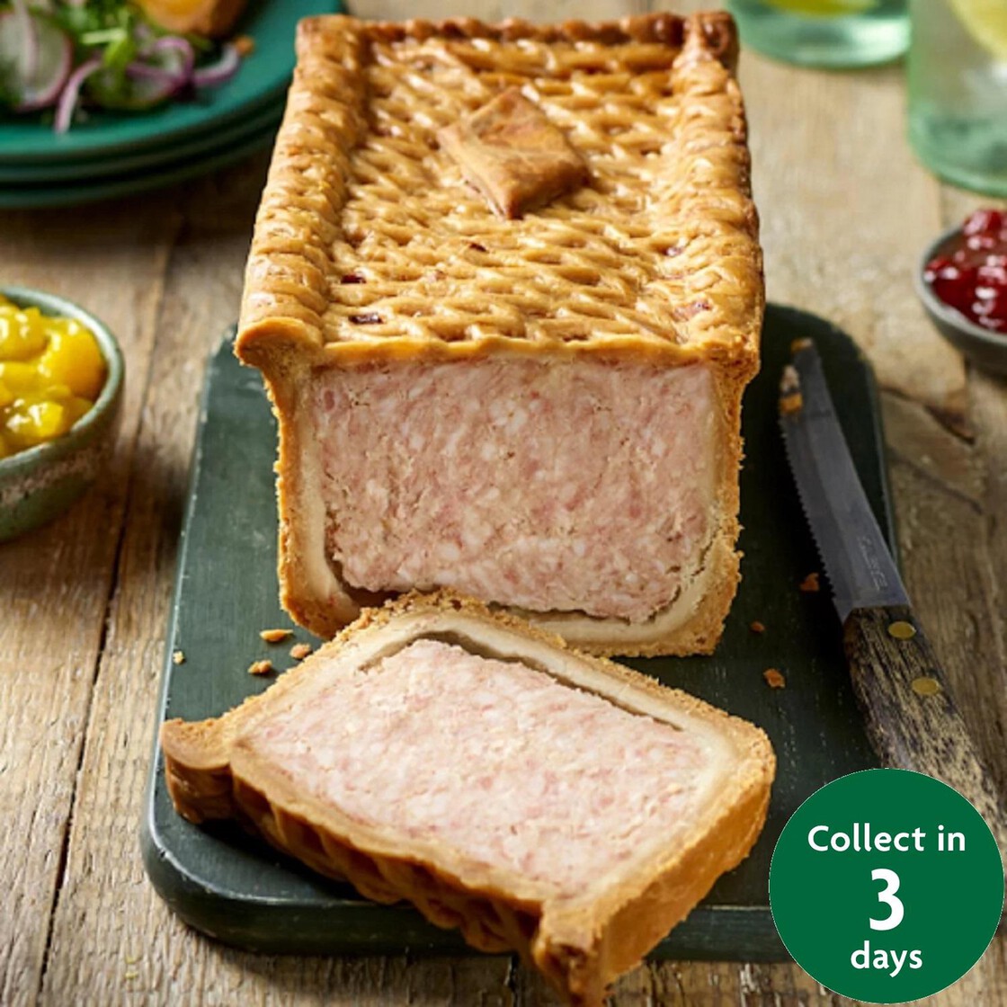 FTO Market Street Whole Deli Pork Pie (Serves 10) - Morrisons Online ...