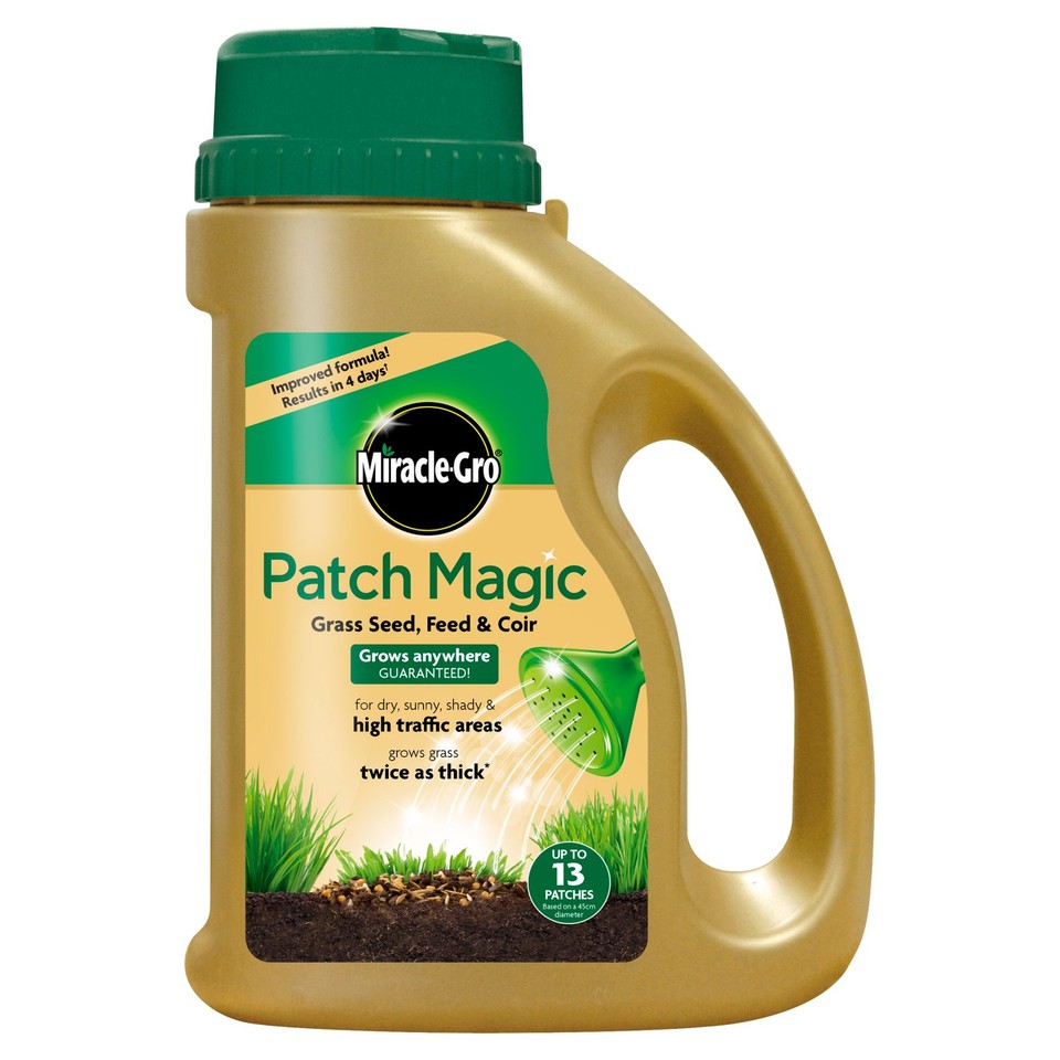 Miracle-Gro Patch Magic Grass Seed, Feed & Coir - Morrisons Online ...