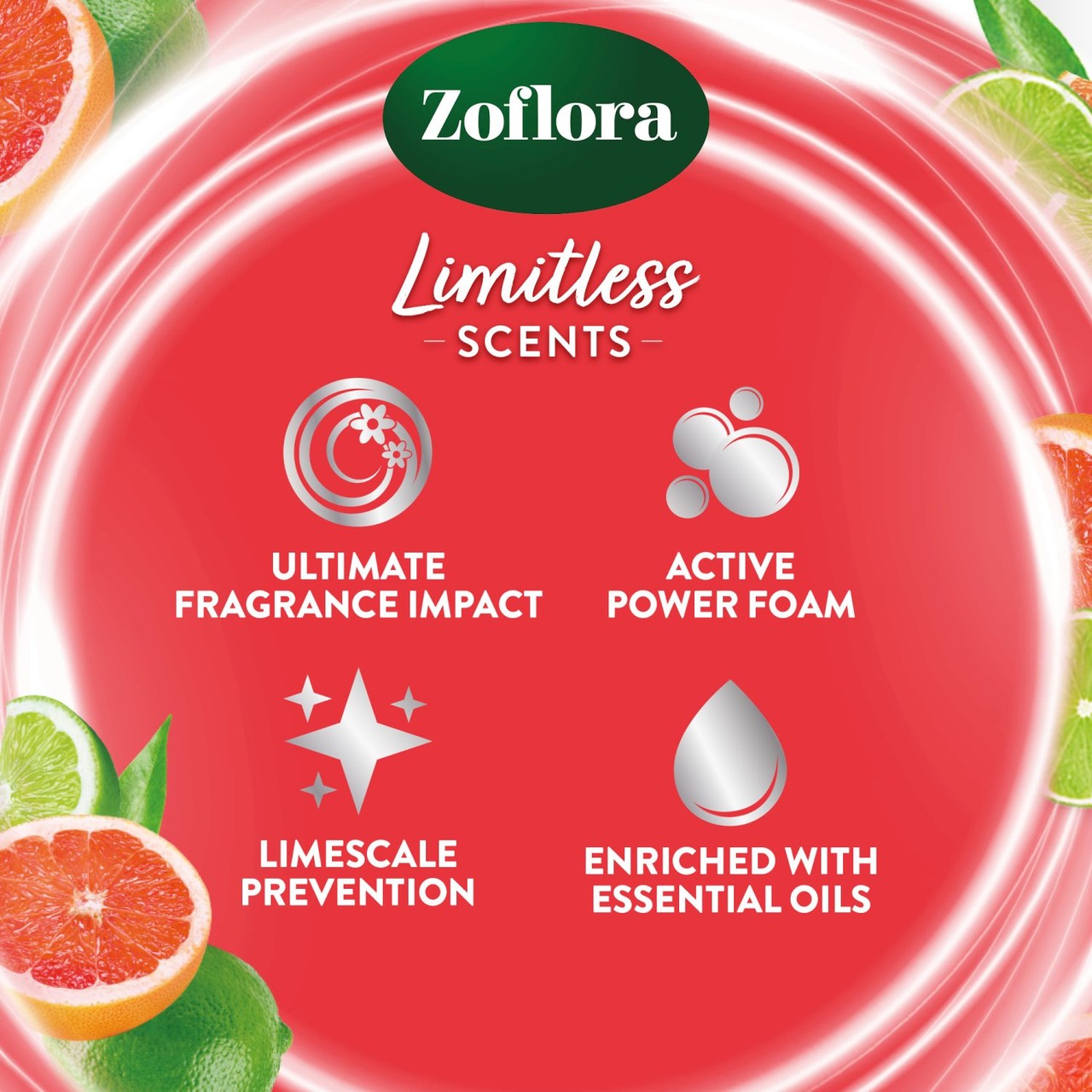 Zoflora Caribbean Grapefruit & Lime Toilet Rim Block - Morrisons Online ...