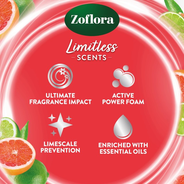 Zoflora Caribbean Grapefruit & Lime Toilet Rim Block - Morrisons Online ...