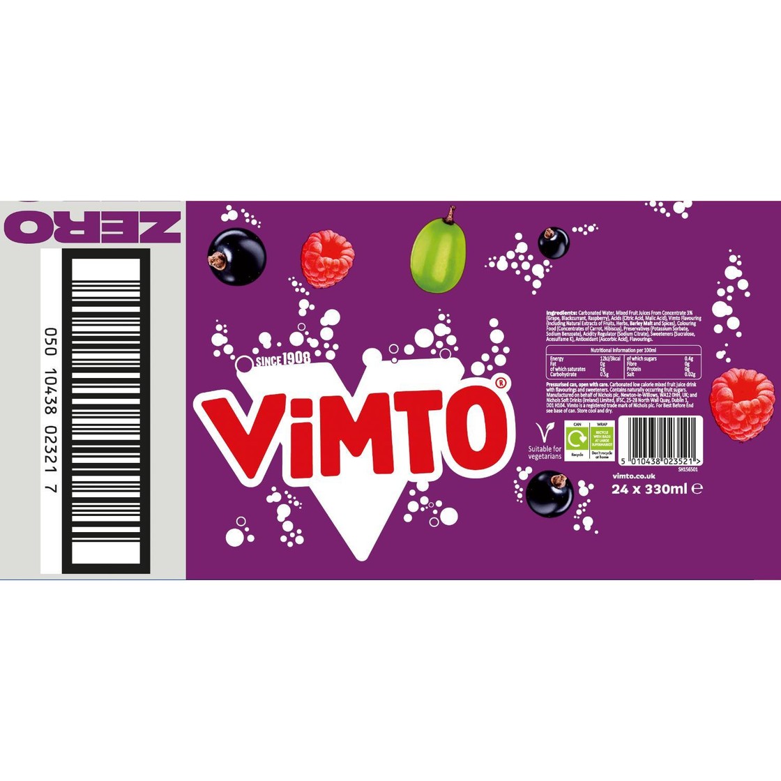 Vimto No Added Sugar Fizzy - Morrisons Online Groceries & Offers