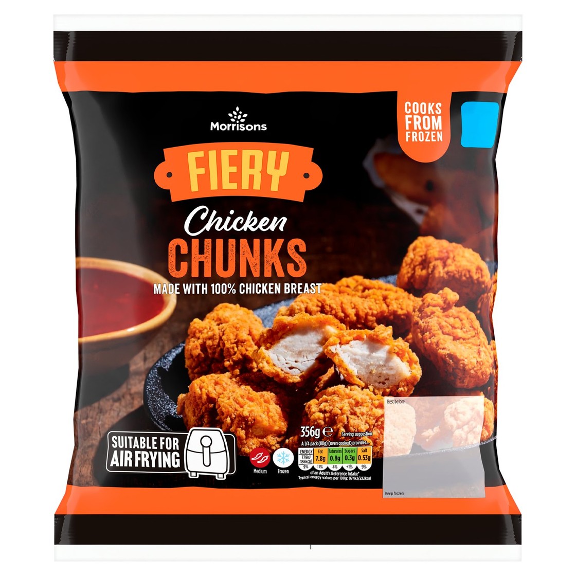 Morrisons Hot & Spicy Chicken Chunks - Morrisons Online Groceries & Offers