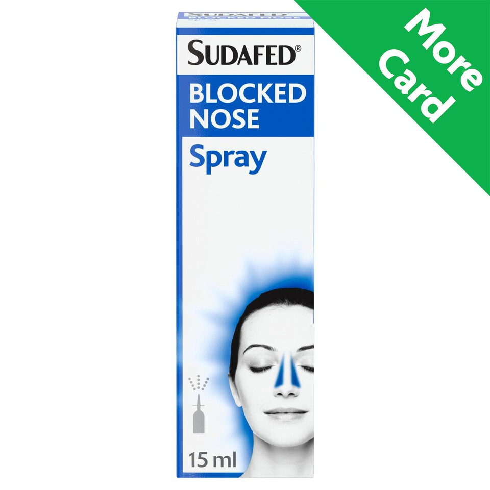 Sudafed Blocked Nose Spray - Morrisons Online Groceries & Offers
