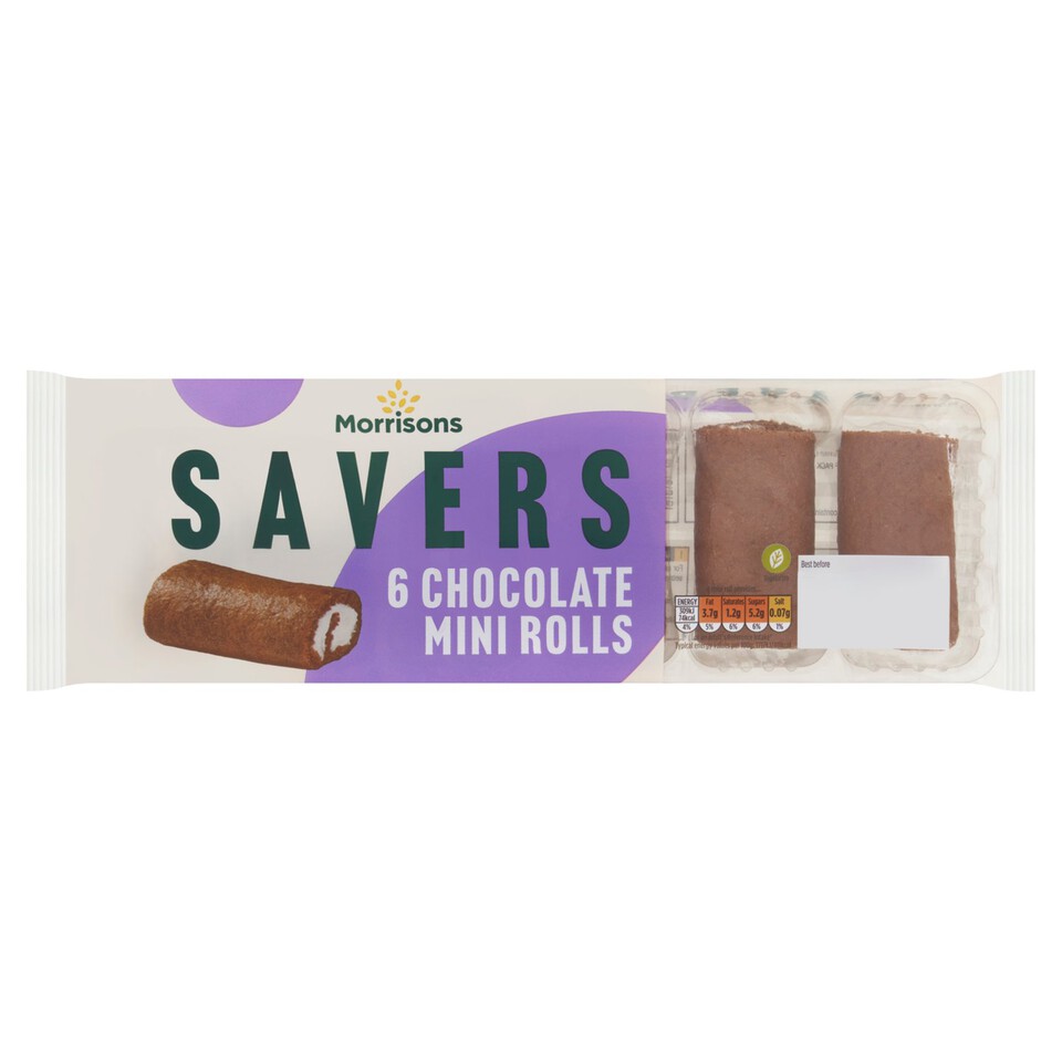 Savers Chocolate Mini Rolls - Morrisons Online Groceries & Offers
