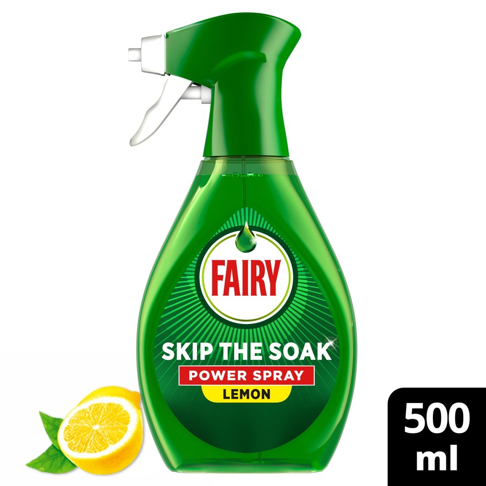 Fairy Skip The Soak Power Spray Lemon - Morrisons Online Groceries & Offers