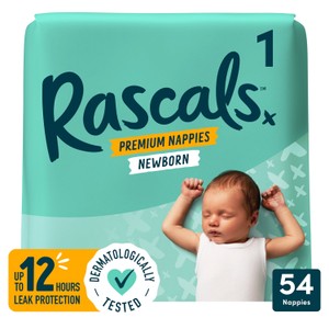 Rascals Premium Size 1 Nappies - Morrisons Online Groceries & Offers