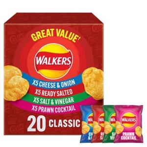 Walkers Classic Variety Multipack Crisps Box - Morrisons Online Groceries & Offers