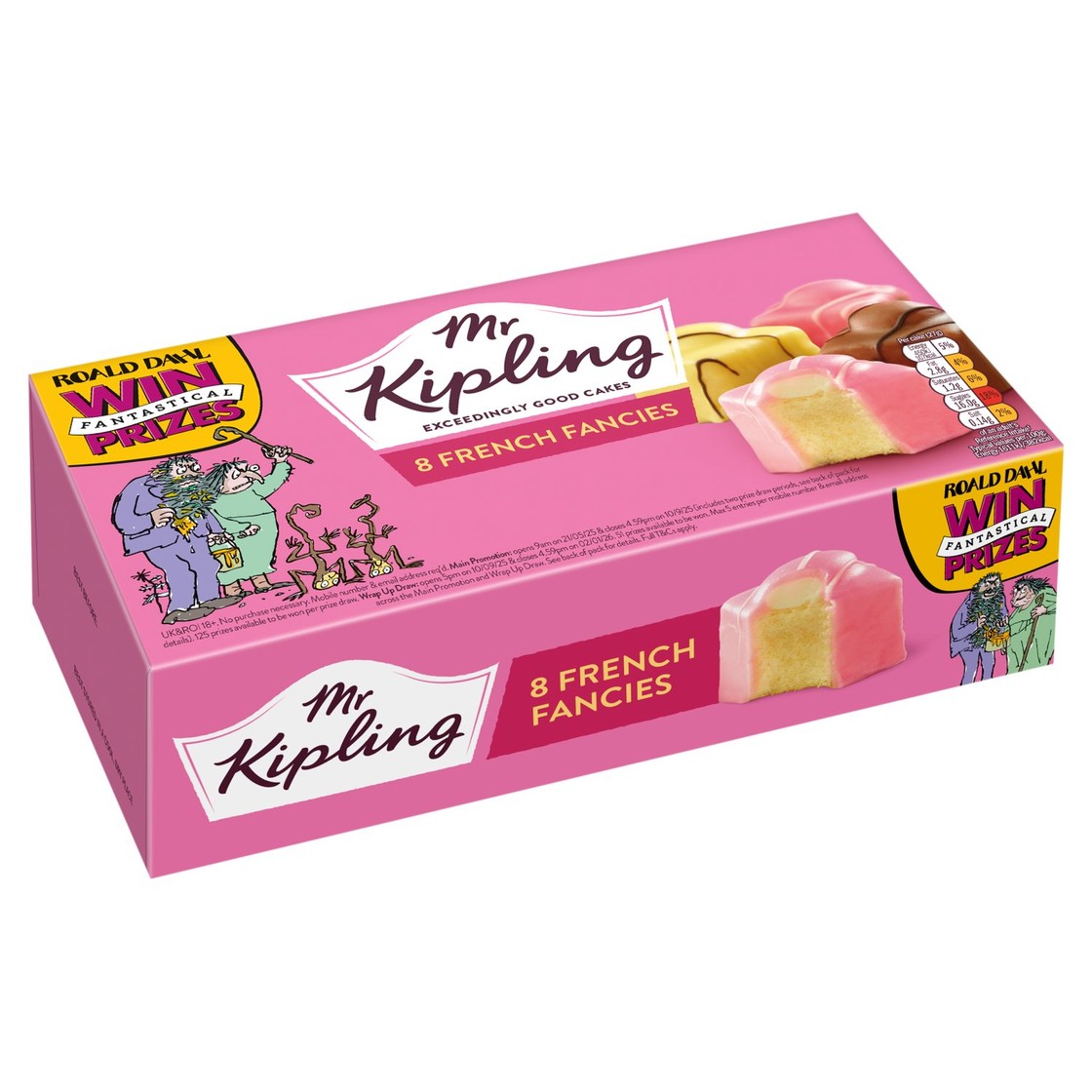 Mr Kipling French Fancies Cakes Multipack Snack 8pk - Morrisons Online ...