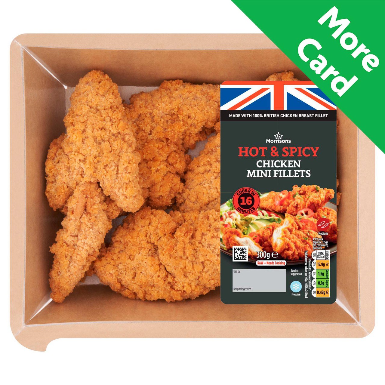 Morrisons Hot & Spicy Chicken Mini Fillets - Morrisons Online Groceries ...
