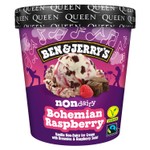 Ben & Jerrys Non-Dairy Vegan Bohemian Raspberry Ice Cream Tub 465ml ...
