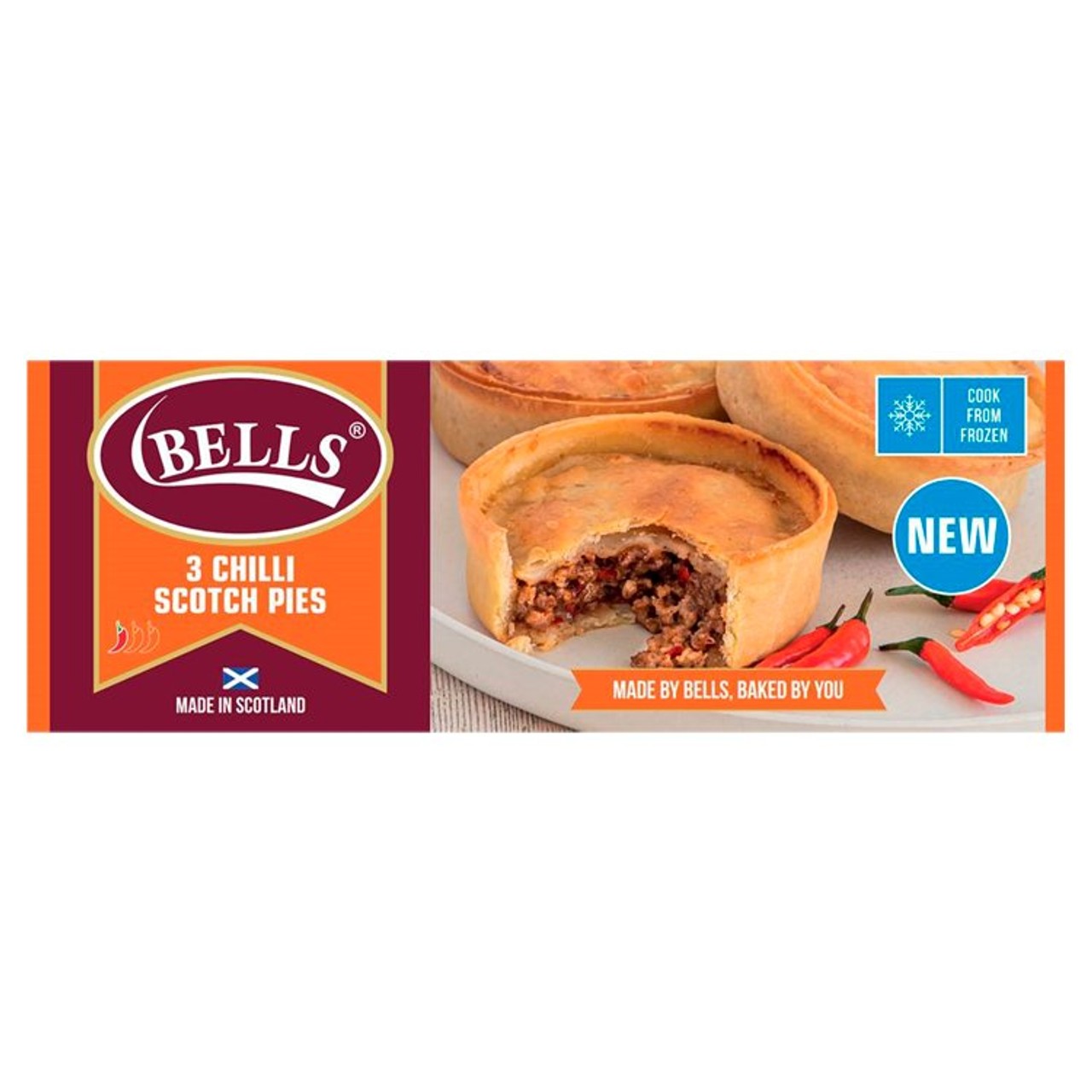 Bells Chilli Scotch Pies 3 Pack - Morrisons Online Groceries & Offers