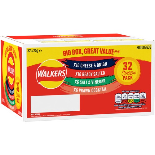 Walkers Classic Variety Multipack Crisps Box - Morrisons Online ...