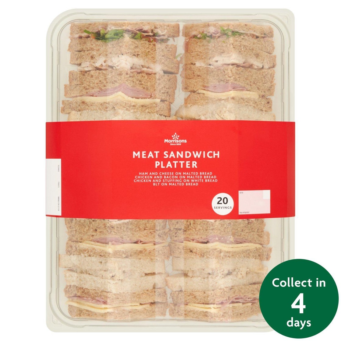FTO Cooked Meat Sandwich Platter (20 Pieces) - Eat On Same Day ...