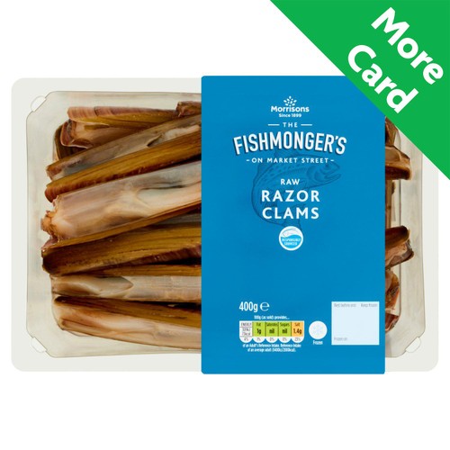 Morrisons Raw Razor Clams - Morrisons Online Groceries & Offers