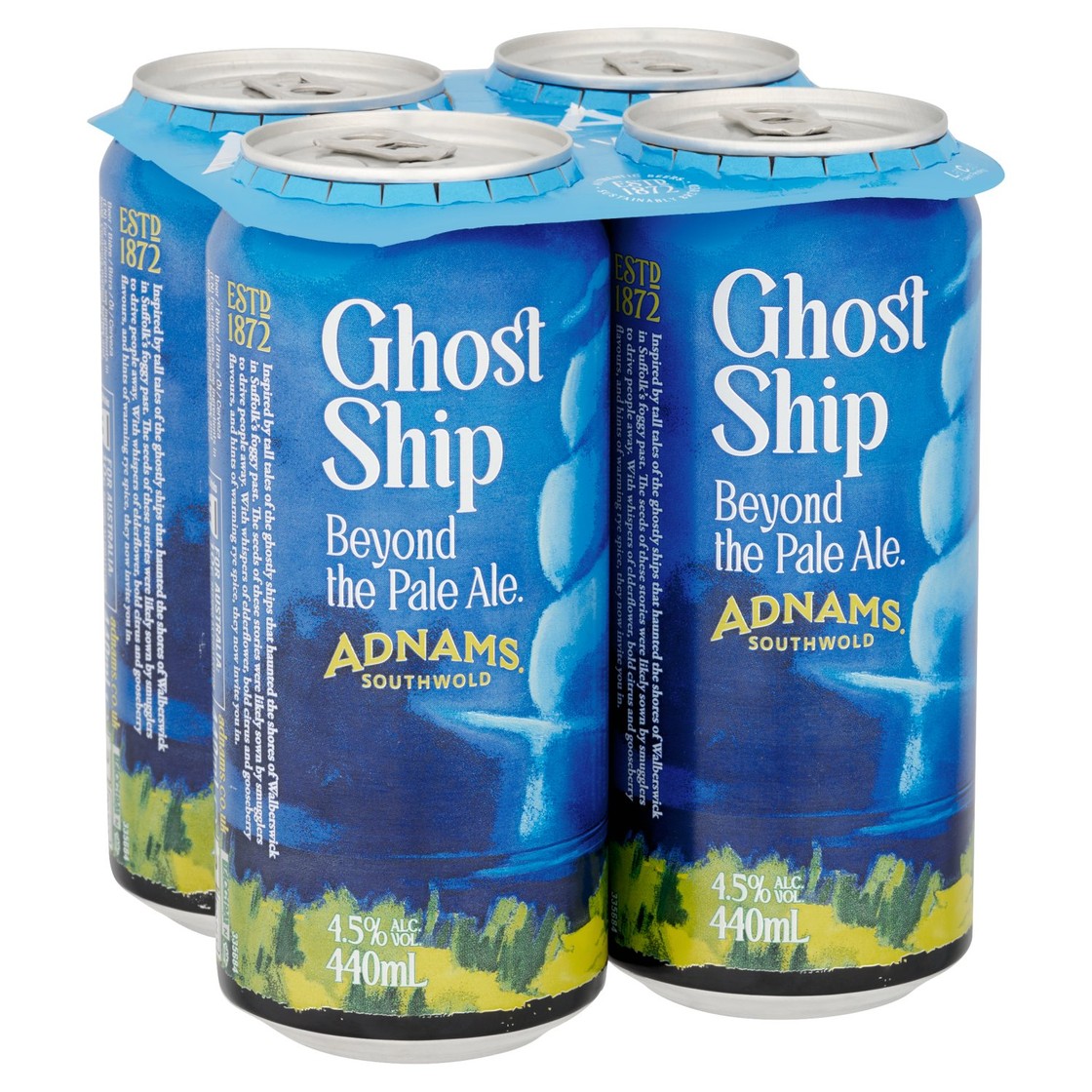 Adnams Ghost Ship Beer Can 4.5% - Morrisons Online Groceries & Offers