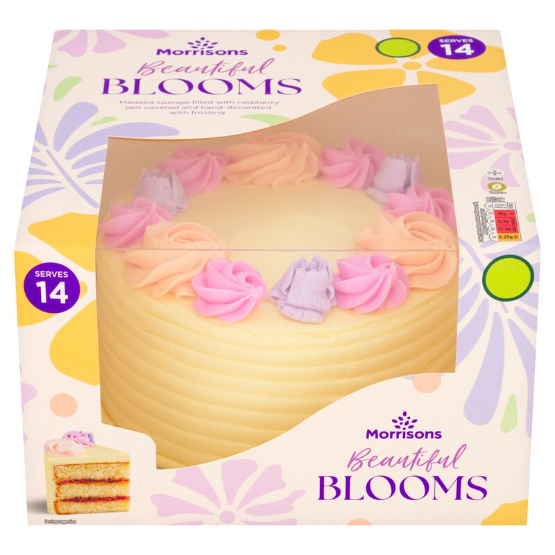 Morrisons Beautiful Blooms Cake - Morrisons Online Groceries & Offers