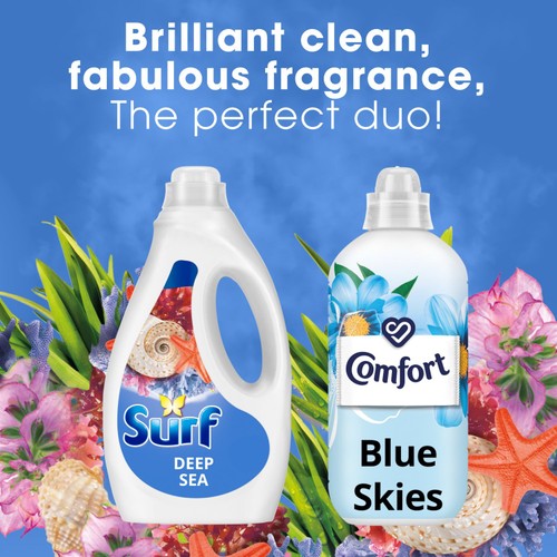 Surf Laundry Washing Liquid Deep Sea 60 washes - Morrisons Online ...
