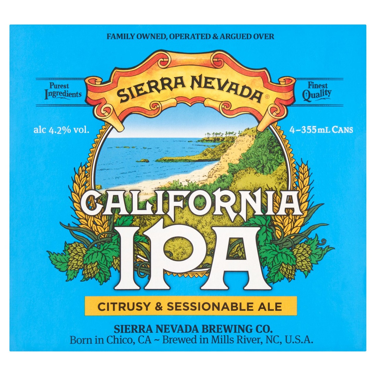 Sierra Nevada California Ipa Cans (Abv 4.2%) 4x330ml - Morrisons Online ...