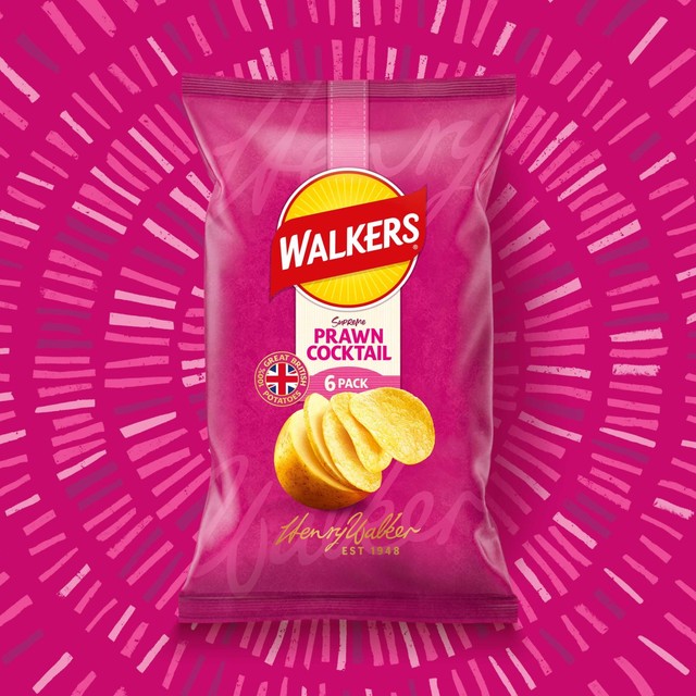Walkers Prawn Cocktail Multipack Crisps 6x25g - Morrisons Online ...