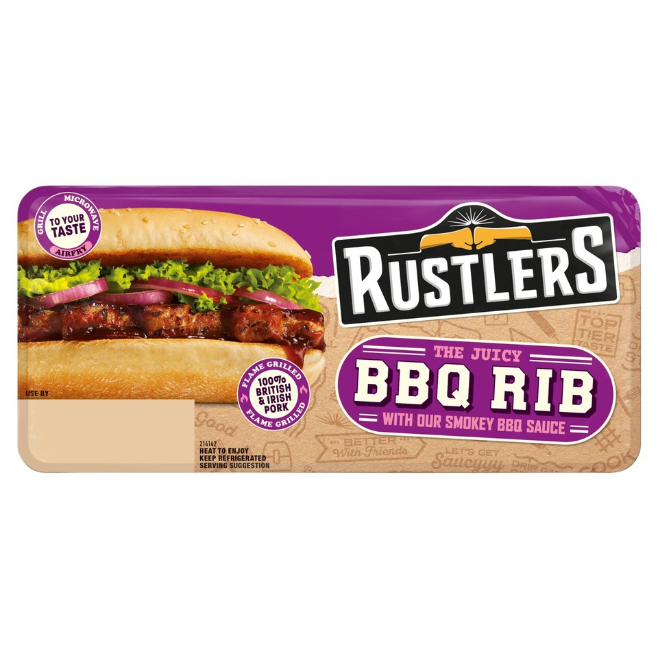 Rustlers The Flame Grilled BBQ Rib - Morrisons Online Groceries & Offers