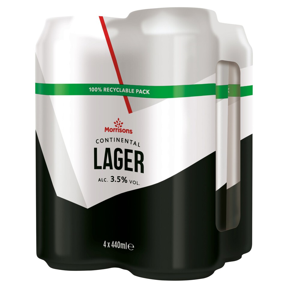 Morrisons Continental Lager 3.5% - Morrisons Online Groceries & Offers