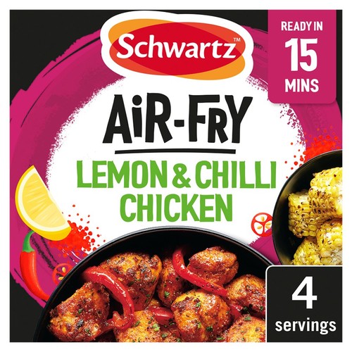Schwartz Air Fry Lemon And Chilli Chicken Recipe Mix - Morrisons Online ...