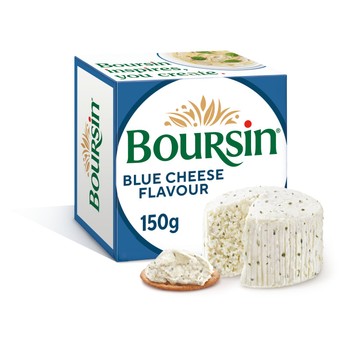 Boursin Blue Flavour Soft French Cream Cheese 150g - Morrisons Online ...