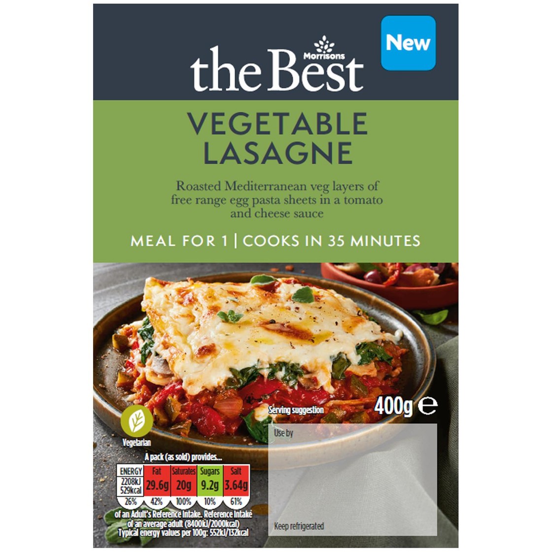 Morrisons The Best Vegetable Lasagne - Morrisons Online Groceries & Offers