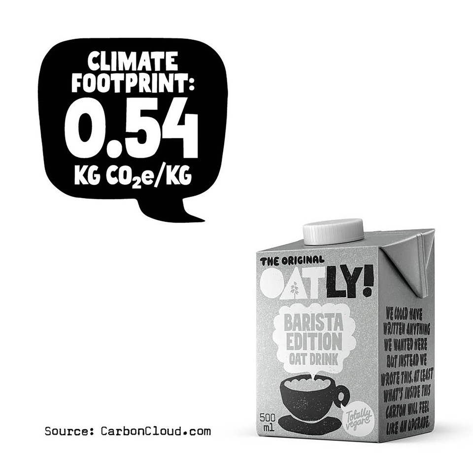 Oatly Oat Drink Barista Edition Chilled 500ml - Morrisons Online ...