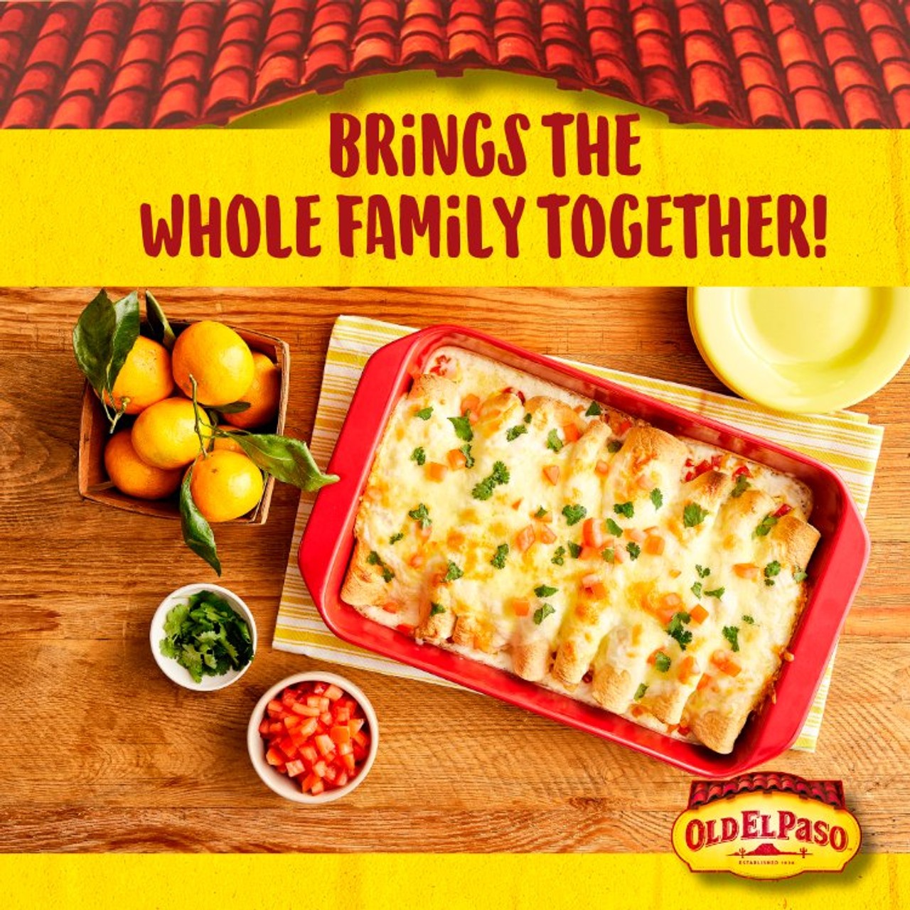Old El Paso Cheesy Baked Enchilada Dinner Kit - Morrisons Online ...