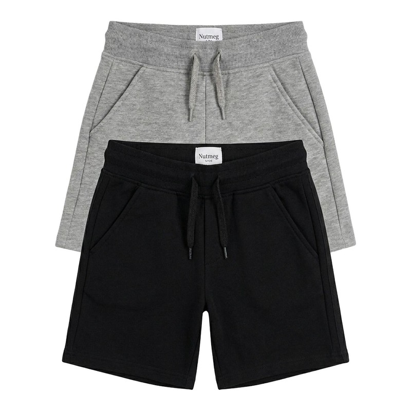 Nutmeg Boy's Size 7-8 Years 2 Pack Shorts - Morrisons Online Groceries ...